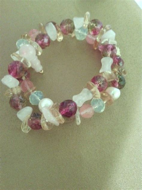 Pulseras En Cuarzos Rosa ópalo Turmalina Rosada Citrino Y Cuarzo