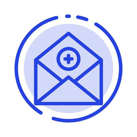 Add AddMail Communication Email Mail Blue Dotted Line Line Icon Vector Art At Vecteezy