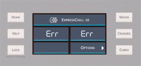 GE Refrigerator TC Error Code
