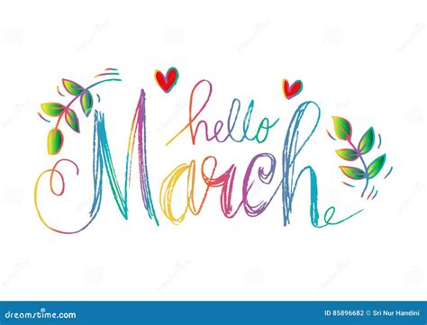 Hello March Stock Illustrations 2 181 Hello March Stock Illustrations Vectors And Clipart