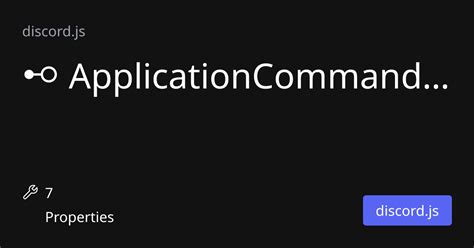 Applicationcommandbooleanoption Discordjs 14153 Discordjs