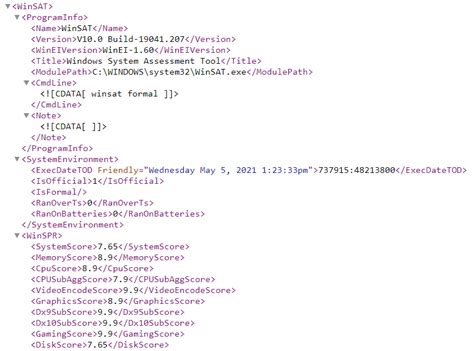 Как проверить оценку производительности Windows в Windows 10