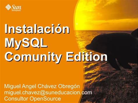 My Sql Comunity Edition Ppt