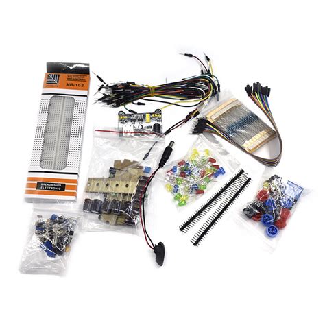 Starter Beginner Diy Electronics Basic Kit 830 Holes Breadboard