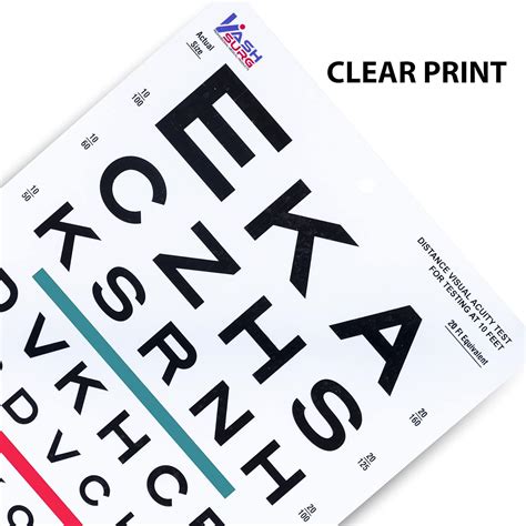 Graham Field Illuminated Snellen Eye Chart 10 Distance 60 Off