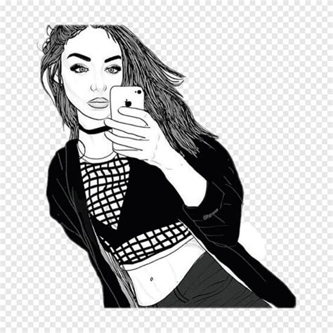 رسم أبيض وأسود فن الرسم ، حلوى فتاة الرسم أبيض أسود Png