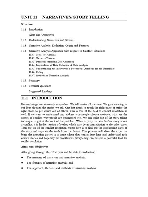 Narrative Analysis Pdf Narrative Storytelling