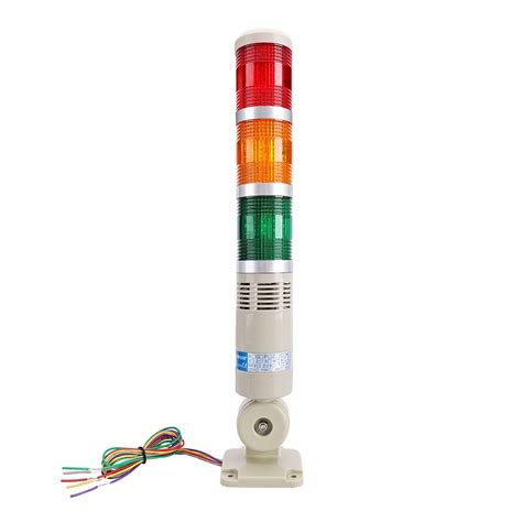 Signal Tower Stack Lights Buzzer 3 Layer Lights With Rotatable Base