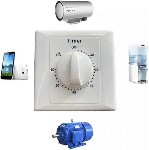 AC V Timer Switch High Performance Pump Electronic Control Mechanical Countdown Timer Socket