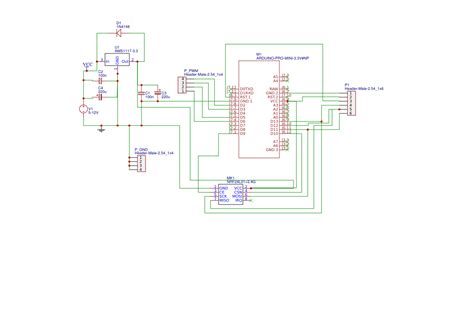 Принципиальная схема Arduino Pro Mini