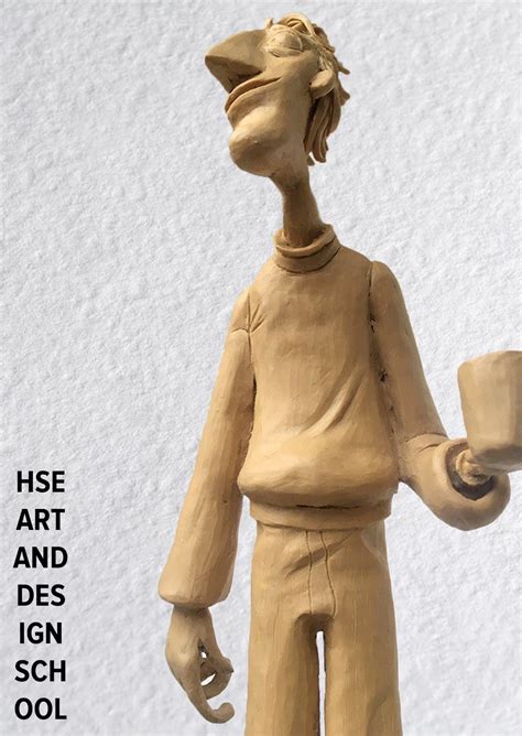 Студенческое портфолио Анимационная скульптура Отец Коралины