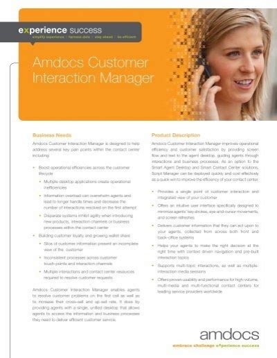 Amdocs Customer Interaction Manager