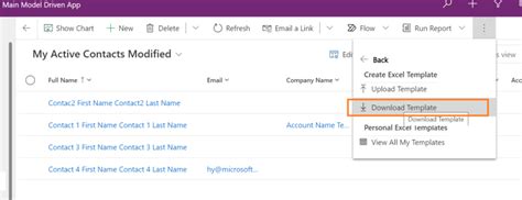 dataverse tip 6 adding a new column to an existing excel template mg