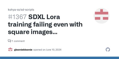 sdxl lora training failing even with square images dataset captions