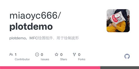 Github Miaoyc666plotdemo Plotdemo，mfc绘图组件，用于绘制波形