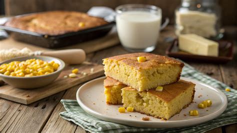 Cornbread With Corn Kernels Flavorful And Moist Recipe