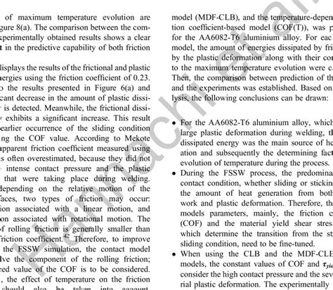 Numerical Results Obtained With Clb Model And Mdf Clb Model When Using