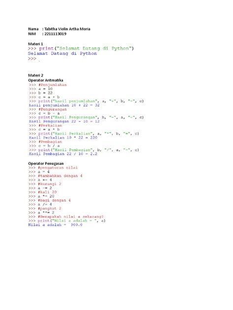 Latihan Dasar Pemrograman Pdf