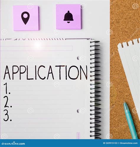 Handwriting Text Application Internet Concept An Order For Something Formal And Usually Written