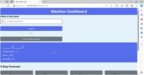 Video Suhana Bhanu On Linkedin Webdevelopment Weatherapp Html