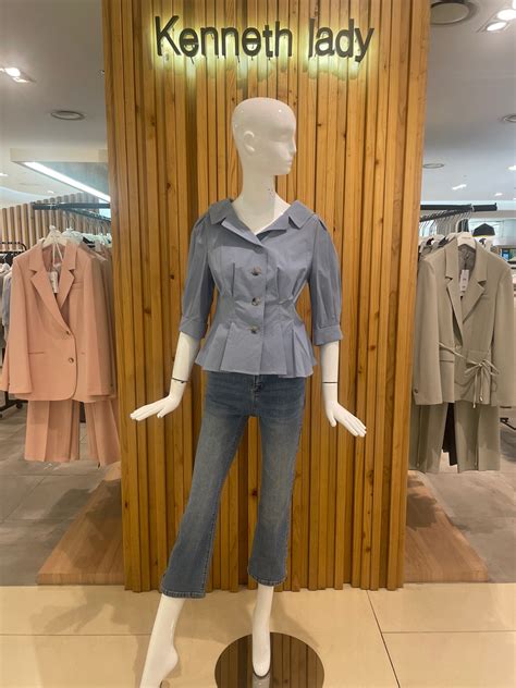 [케네스레이디] E509 짐머슨 포켓 셔츠 블라우스 Ewblmd0400