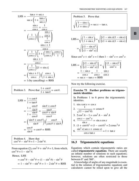 Solution Trigonometric Identities And Equations Studypool