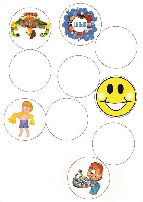 Лепбук Здоровий спосіб життя Ілюстрації Лепбук