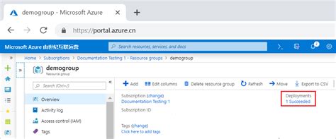 Deployment History Azure Resource Manager Azure Docs