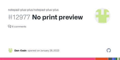 No Print Preview · Issue 12977 · Notepad Plus Plusnotepad Plus Plus