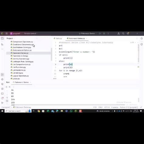 Video Aakash Parmar On Linkedin Python Pythonprograming Wscube Codealpha Internship
