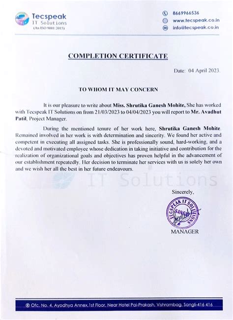 Internship Sql Tecspeakitsolutions Learningandgrowing Shrutika Mohite