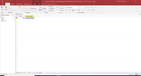 Access 2016 Generate Documentation Of Sql Server Database With