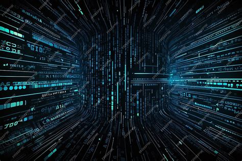 Premium Photo Binary Code Background Digital Abstract Technology