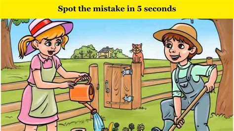 Only A Genius Can Spot The Mistake In The Gardening Picture In 5 Seconds