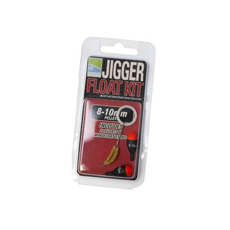 Prestoninno Jigger Float Kit Zwart Rood Witvis Visdobber 8 10mm