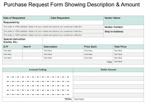 Purchase Request Sample Purchase Request Form Sample Purchase
