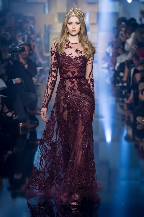 Elie Saab Showed Pretty Gowns For Moody Princesses At Couture