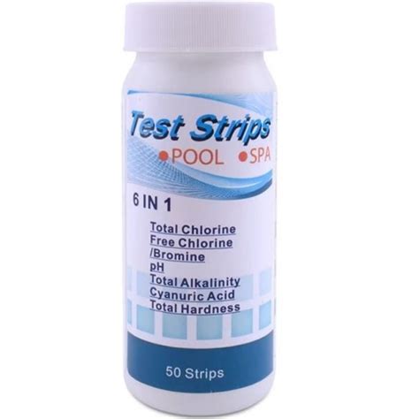 Vízelemző Tesztcsíkos Ph Klór Bróm Ta Th Tc Cy