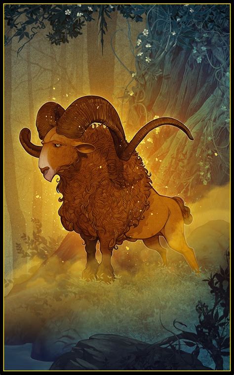 The Golden Fleece Ram In Serbian Fairytales Mythological Sheep Sheep