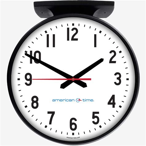 12 National 120v Round Doubledial Ceiling Clock Black Steel Dial 91