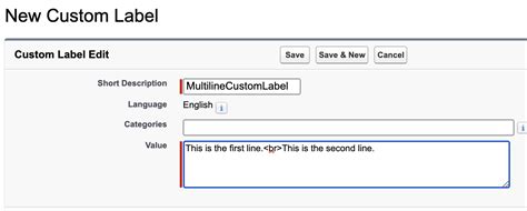 How To Add Line Break In Custom Label In Lightning Component Jps Blog