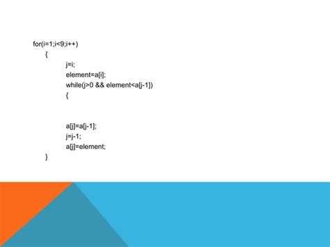 Insertion Sort Pptx Programming Languages Computing