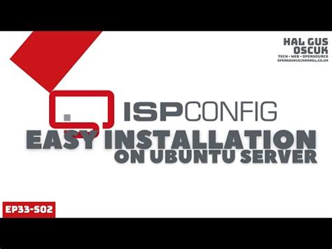 Installation Of ISPConfig 3 On Ubuntu Server YouTube