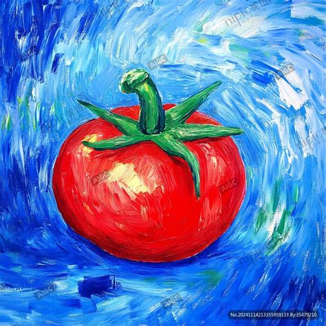 Ai创作图番茄油画效果 一个西红柿的遐想 蔬菜类素材番茄绘画 油画西红柿 西红柿手绘 西红柿绘画 西红柿手绘效果 番茄插画设计 番茄手绘效果 写意西红柿 番茄插画 艺术化西红柿 番茄装饰画