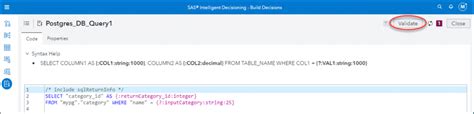 Sas Viya 35 Sas Intelligent Decisioning Data Query Configuration