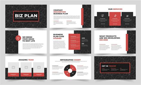 Business Plan Slideshow Template And Business Plan Presentation Design