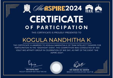kogula nandhitha on linkedin ideathon ieee innovation teamintellectthinkers achievement