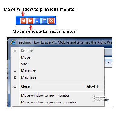 Switch Windows Between Multiple Monitors With Monitor Switch
