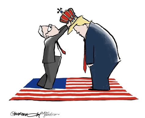 President Donald Trump In Political Cartoons