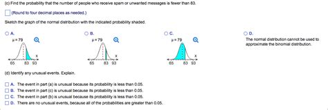 solved decide whether you can use the normal distribution to